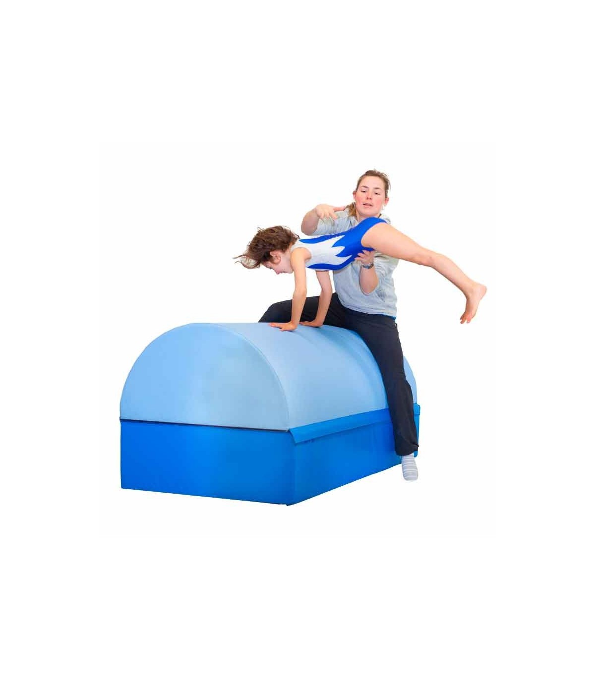 Plinton semi círculo y prisma h 72 cm